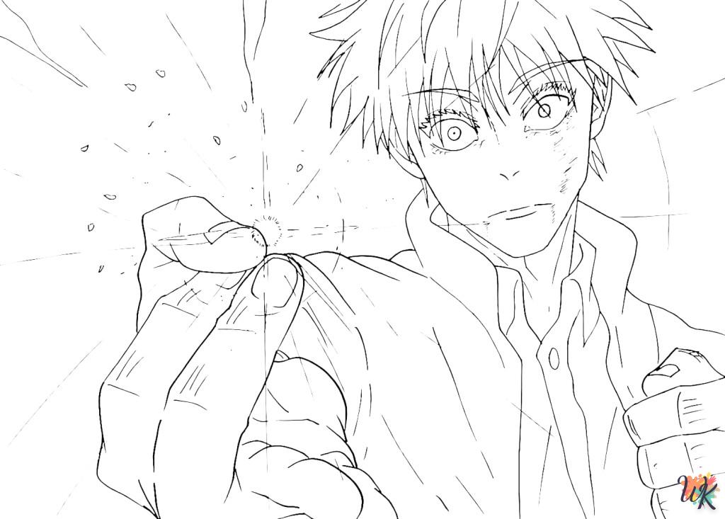 Coloriage Gojo Satoru à imprimer - Tout cela gratuitement