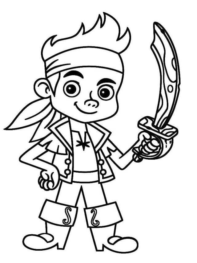 Coloriage Pirates Voyage pour explorer le vaste océan