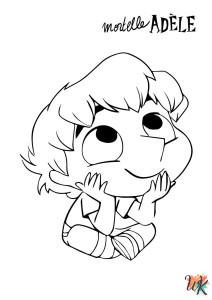 Coloriage Mortelle Adèle à imprimer - Collection gratuit