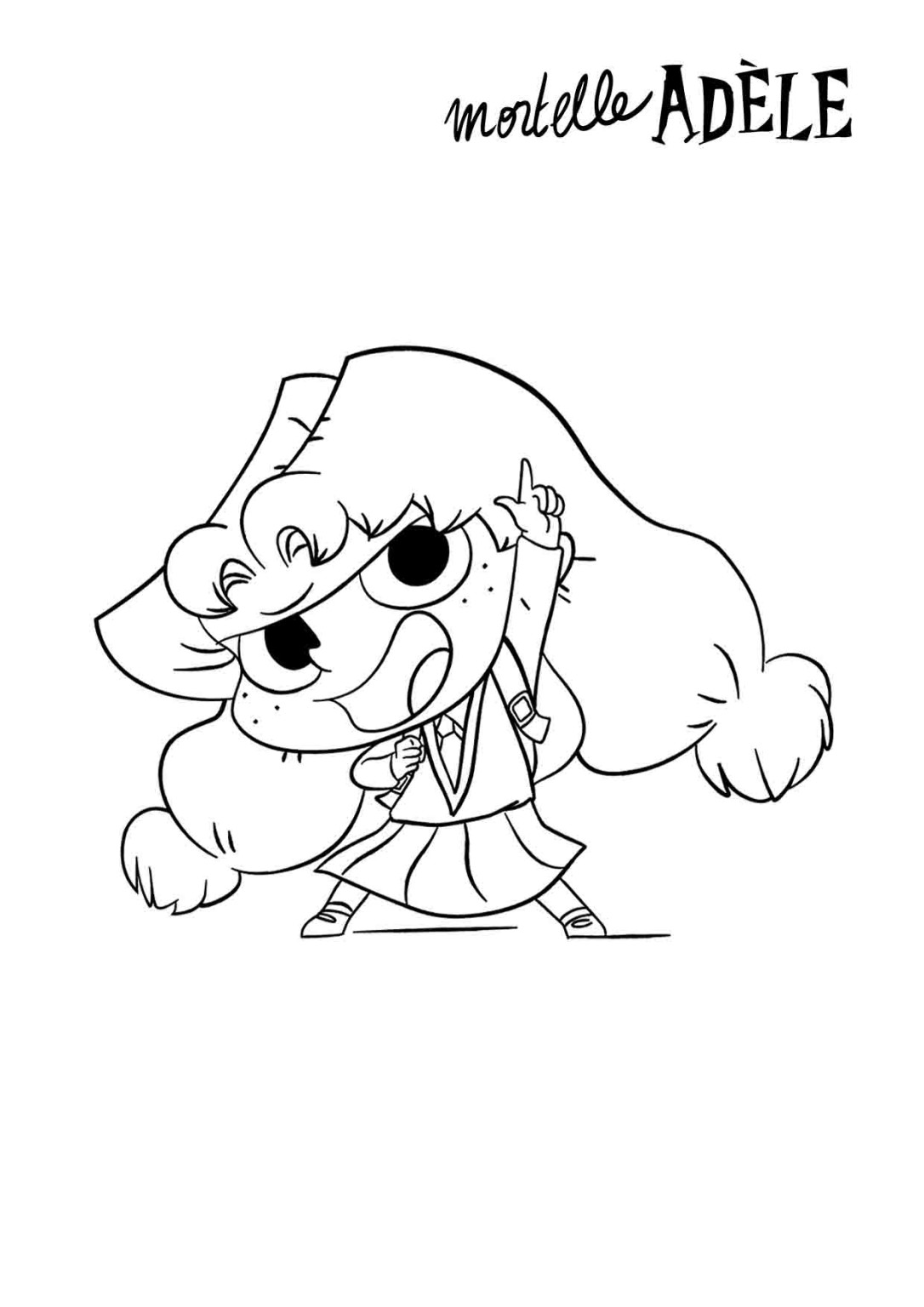 Coloriage Mortelle Adèle à imprimer - Collection gratuit