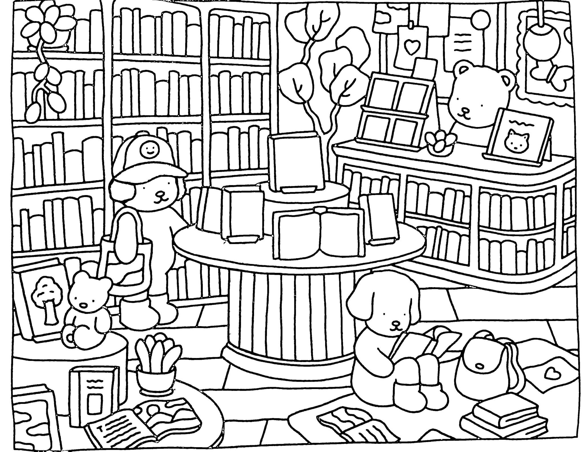 Coloriage Bobbie Goods personnage mignons gratuit à imprimer
